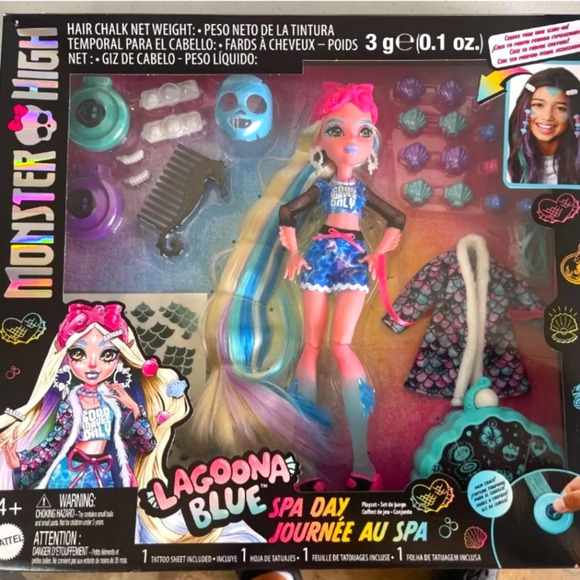 monster high | Toys | Monster High Laguna Blue Spa Day Kids Playset New ...